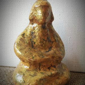 Ceramic Buddha Figurine - Etsy