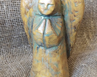 Custom Couple Angel Statue, Portrait Custom Ceramic Angel Figurine, One ...