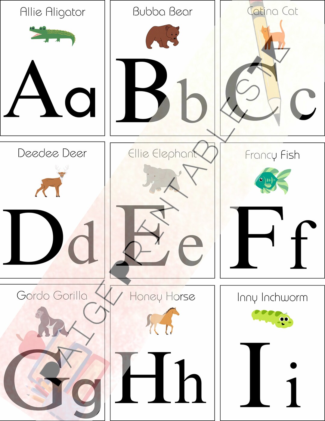 Zoo Phonics Alphabet - Etsy
