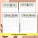 Editable Monthly Calendars 2024, Portrait Printable Fillable Calendar ...
