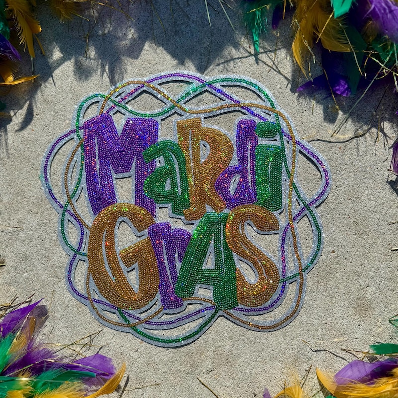 Mardi Gras Patches Sequin - Etsy