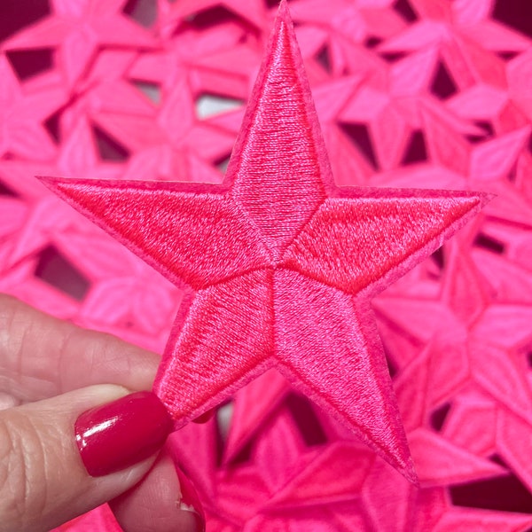 Embroidered Star Patches Gold - Etsy