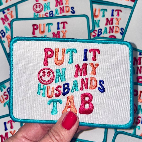 Put on My Husbands Tab Patch - Etsy Put on My Husbands Tab Patch - Etsy