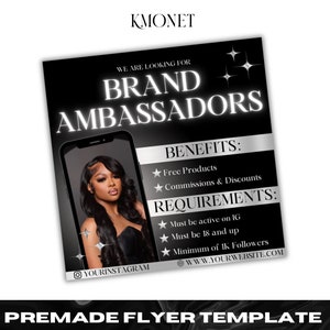 Brand Ambassador Flyer | Brand Ambassador Flyer Template | Brand ...