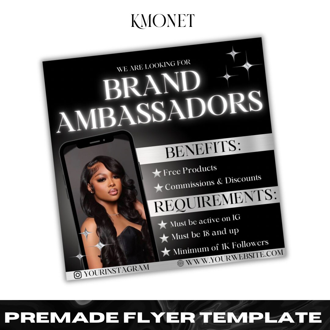 Brand Ambassador Flyer | Brand Ambassador Flyer Template | Brand ...