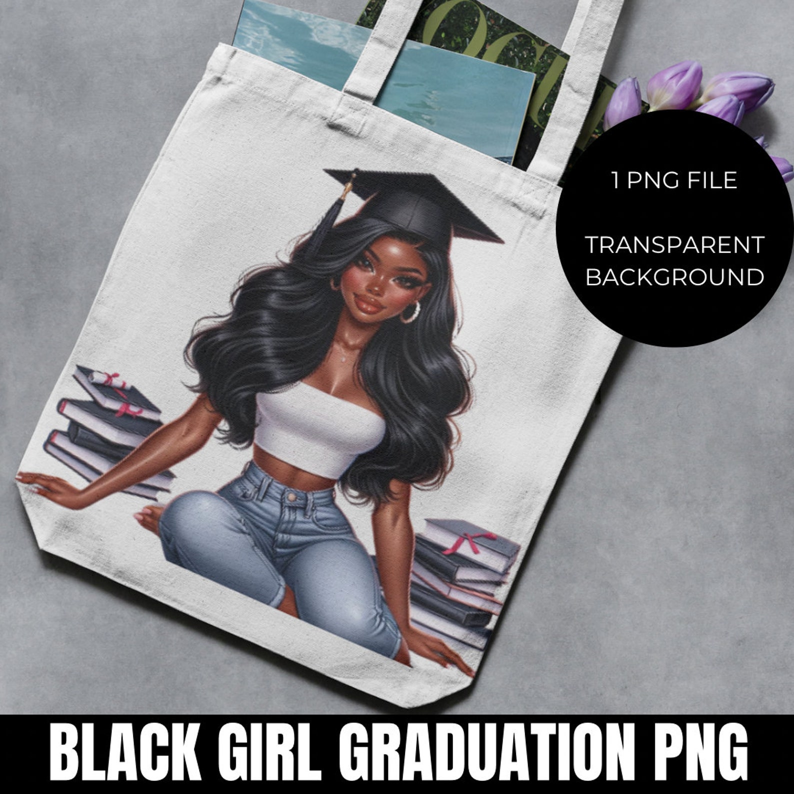 Black Girl Graduation PNG Black Woman Graduation Clip Art Graduation ...