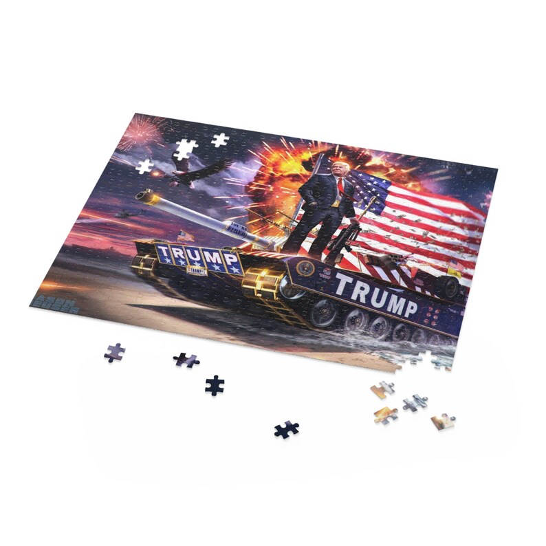 Trump the Warrior Puzzle - Etsy