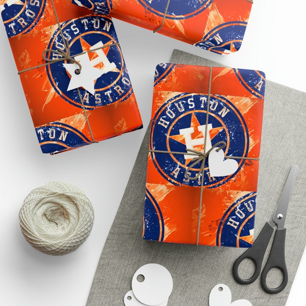 Astros Wrapping Paper - Etsy