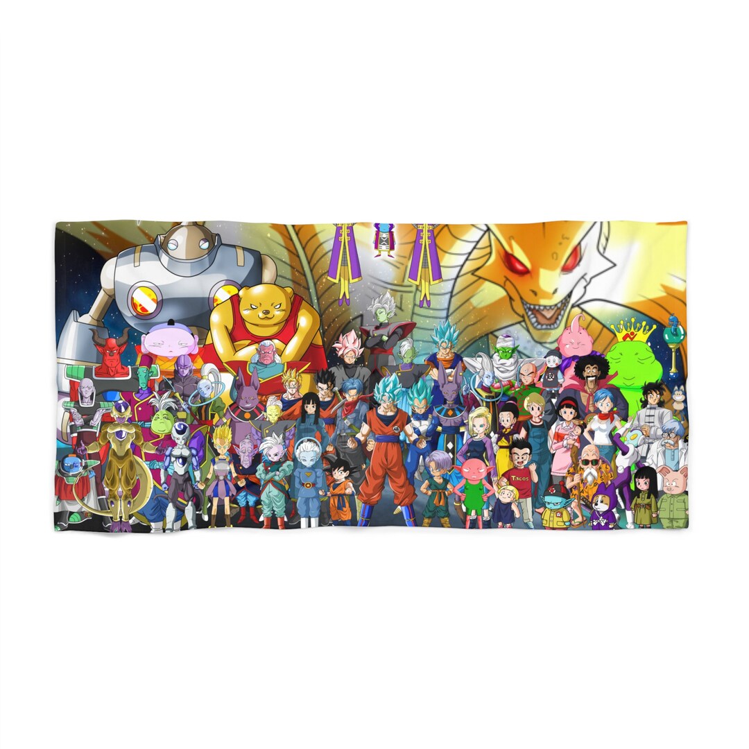 Dragon Ball Z DBZ Goku Anime Cartoon Jumbo Soft Beach Towel - Etsy