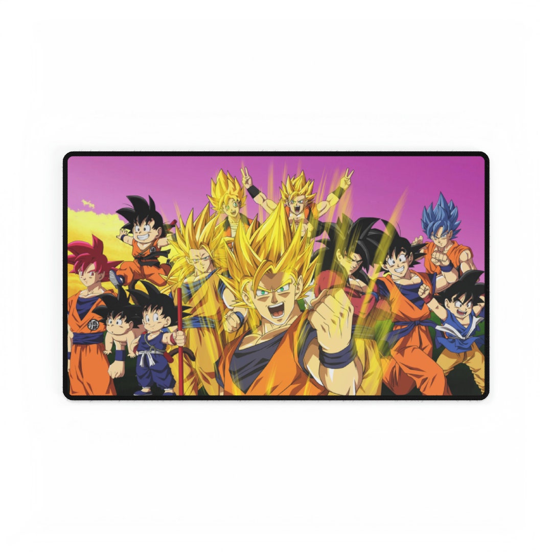 Stages of Goku DBZ High Definition PC PS Video Computer Game Desk Mat ...