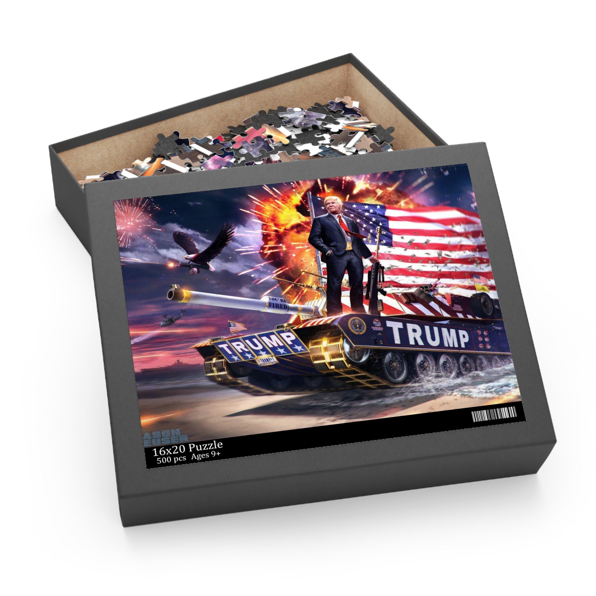 Trump the Warrior Puzzle - Etsy