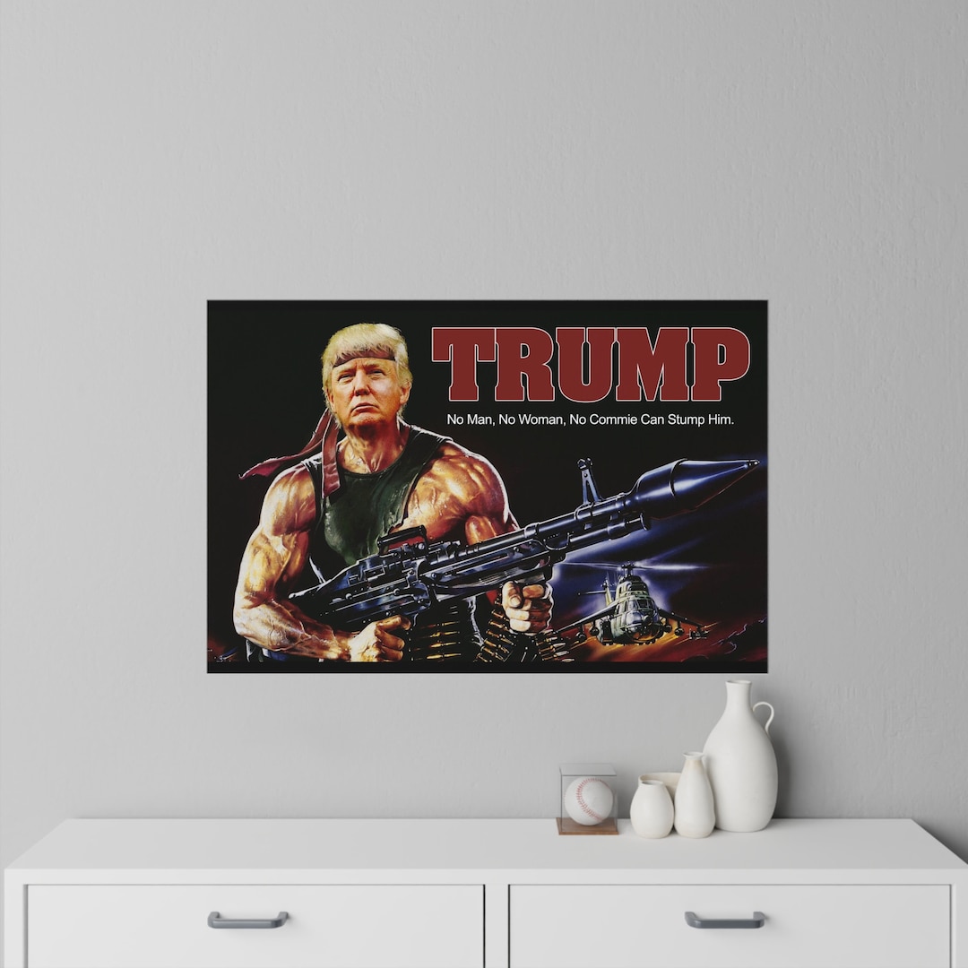 Donald Trump Rambo Style MAGA Wall Decals 3 Sizes - Etsy