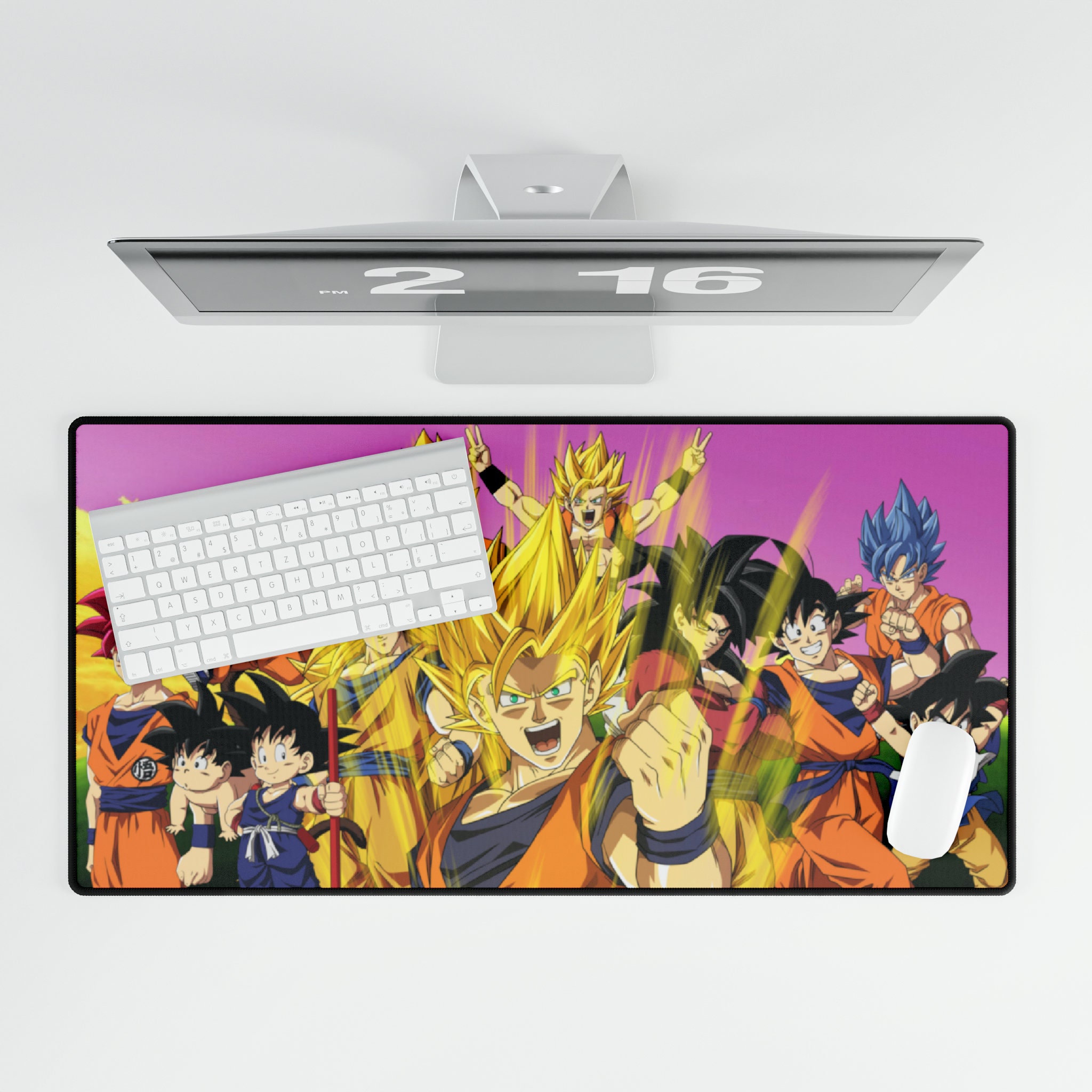 Stages of Goku DBZ High Definition PC PS Video Computer Game Desk Mat ...