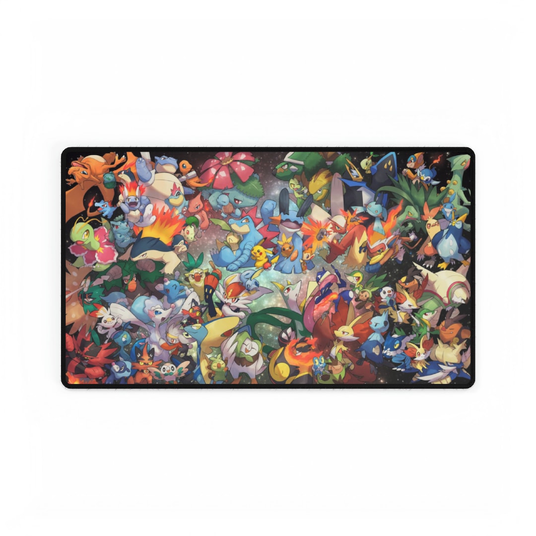 Pokemon All Characters Anime High Definition PC Desk Mat - Etsy