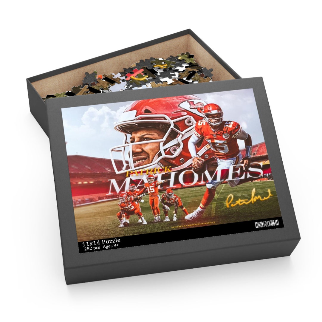 Patrick Mahomes Kansas City Chiefs Thick Puzzle 252-piece - Etsy