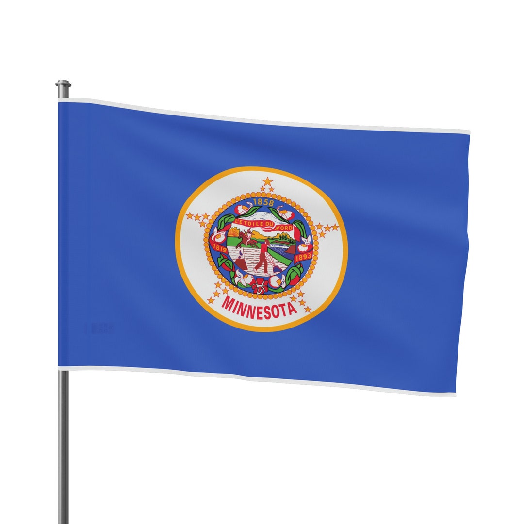 The ORIGINAL Minnesota State Flag. Don't Change Our Flag - Etsy