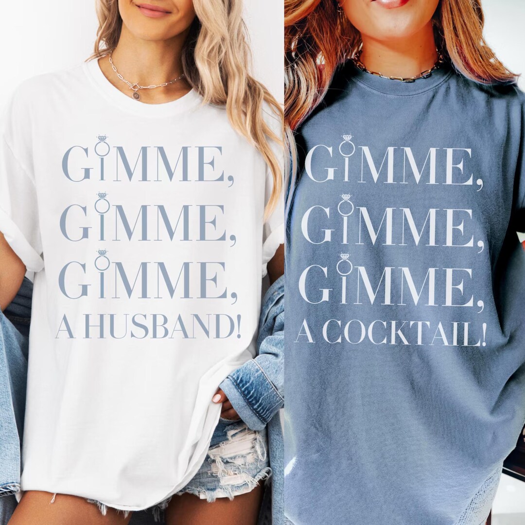 Bachelorette Matching Shirts Funny Custom Bridesmaid Tee ABBA Themed ...