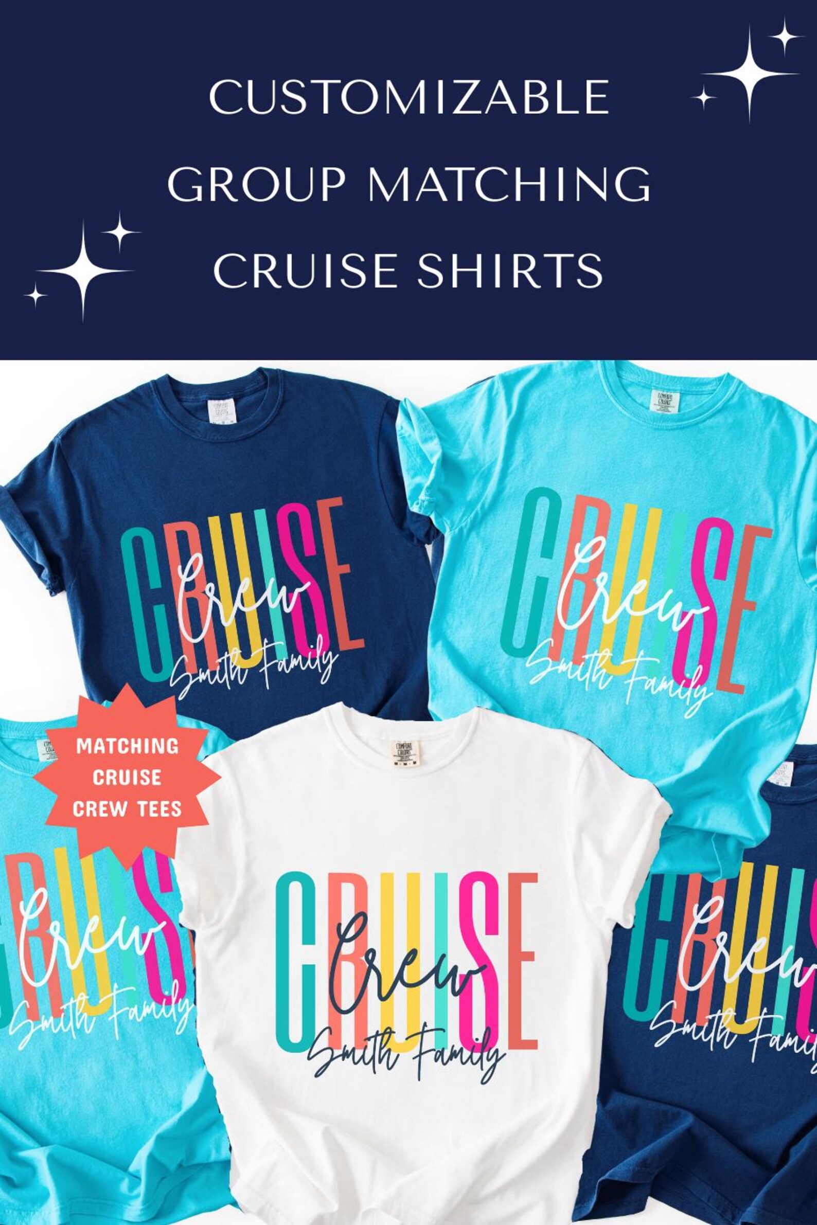 Custom Cruise Crew Vacation Tshirt Group Matching Cruise Shirt Family ...