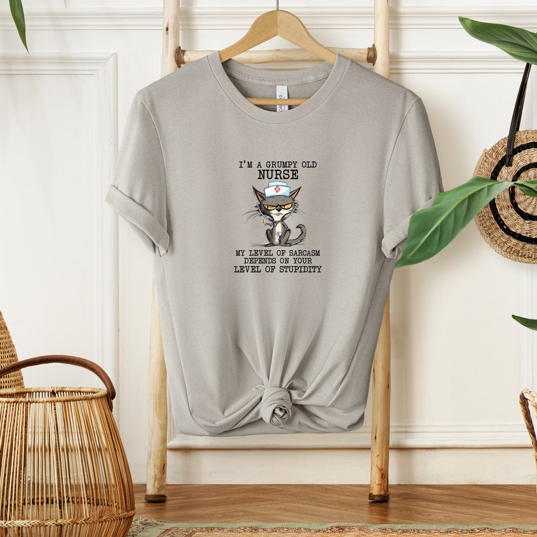 Funny Nurse Shirt,grumpy Nurse Tee,gift for Nurse,funny Nurse Gift ...