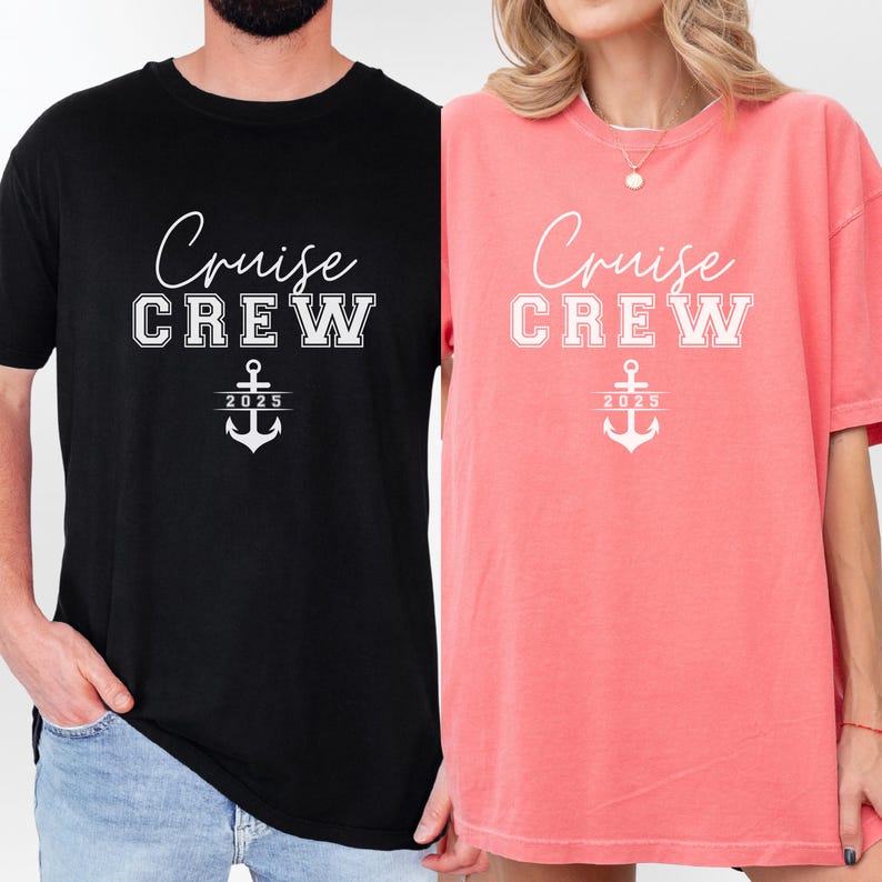 Custom Cruise Crew Shirt Matching Group Vacation Tee Personalized ...