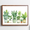 House Plant Art, Bohemian Poster, Wall Decor, Potted Plants, Indoor ...