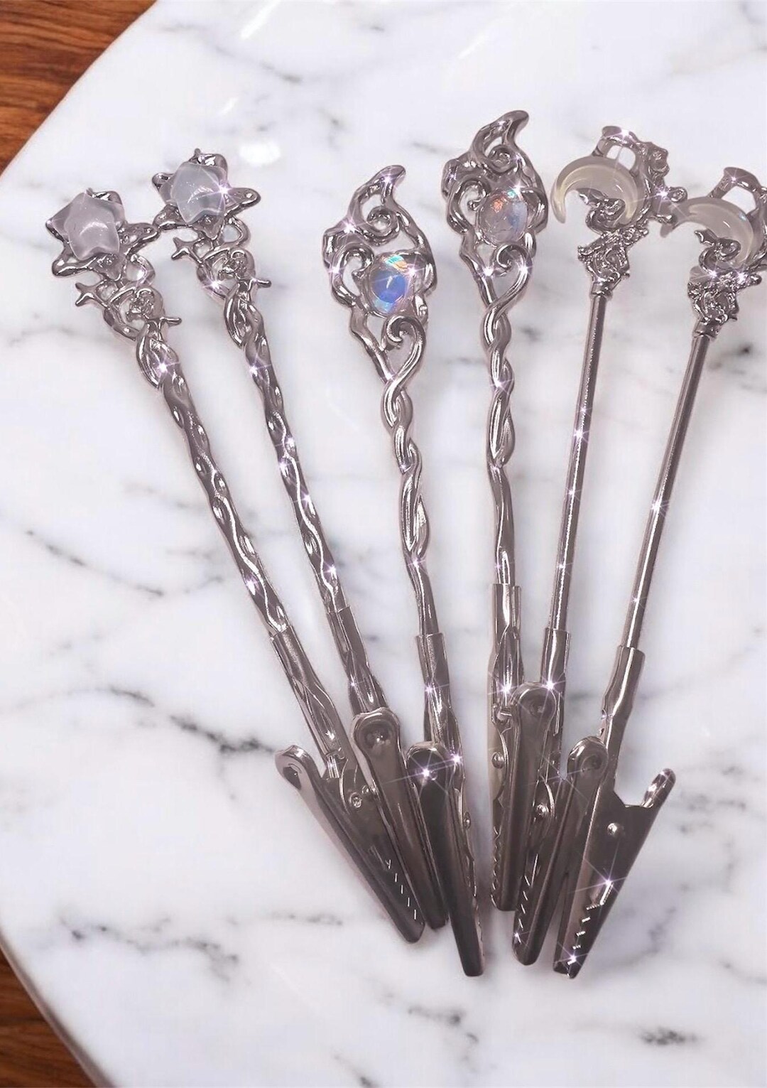 Celestial ATM Card Clip: Long Nail Helper, Smoke Clip, Ethereal Flame ...