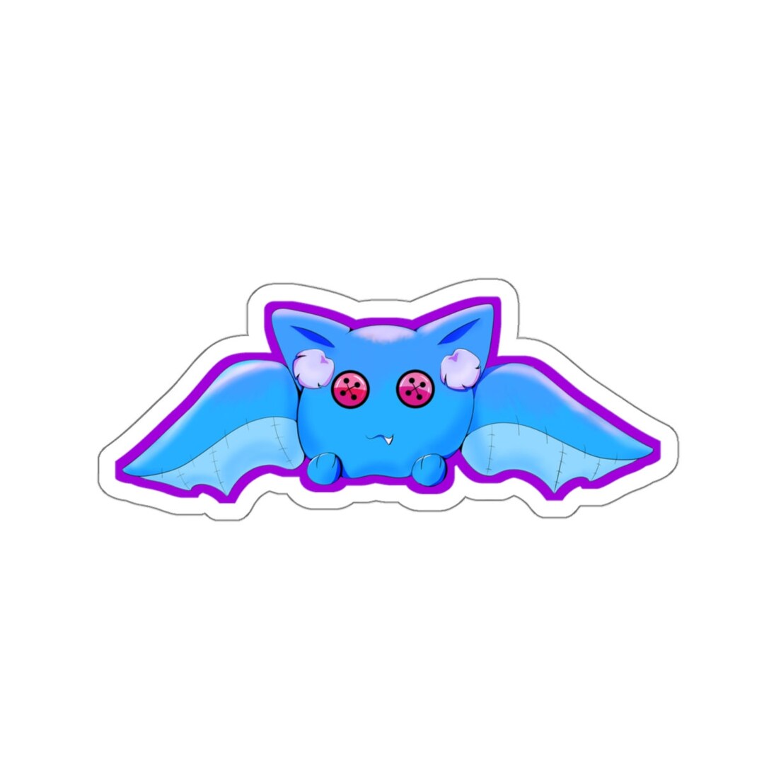 Plush Batty Sticker - Etsy