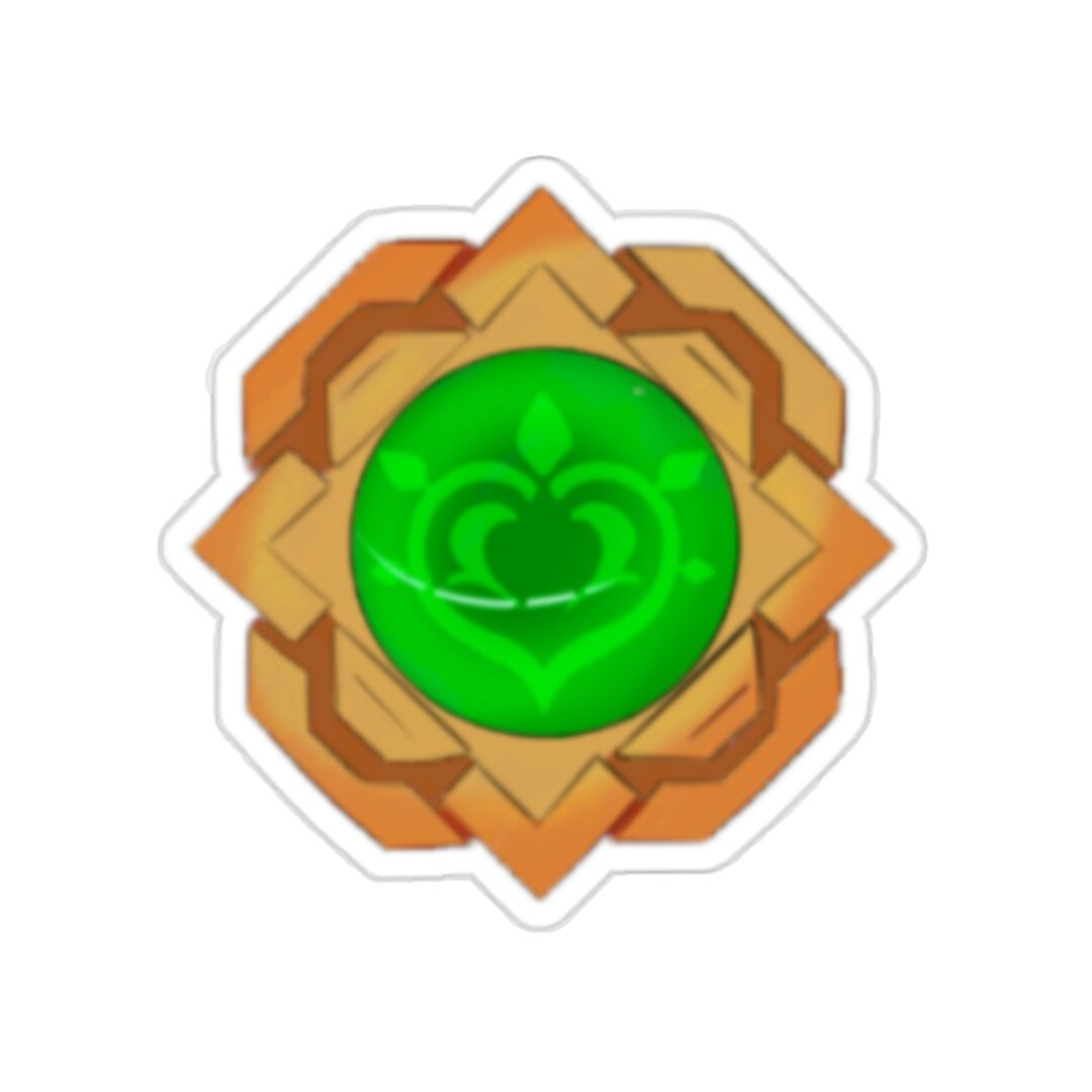 Genshin Stickers- Liyue Style Dendro Vision - Etsy