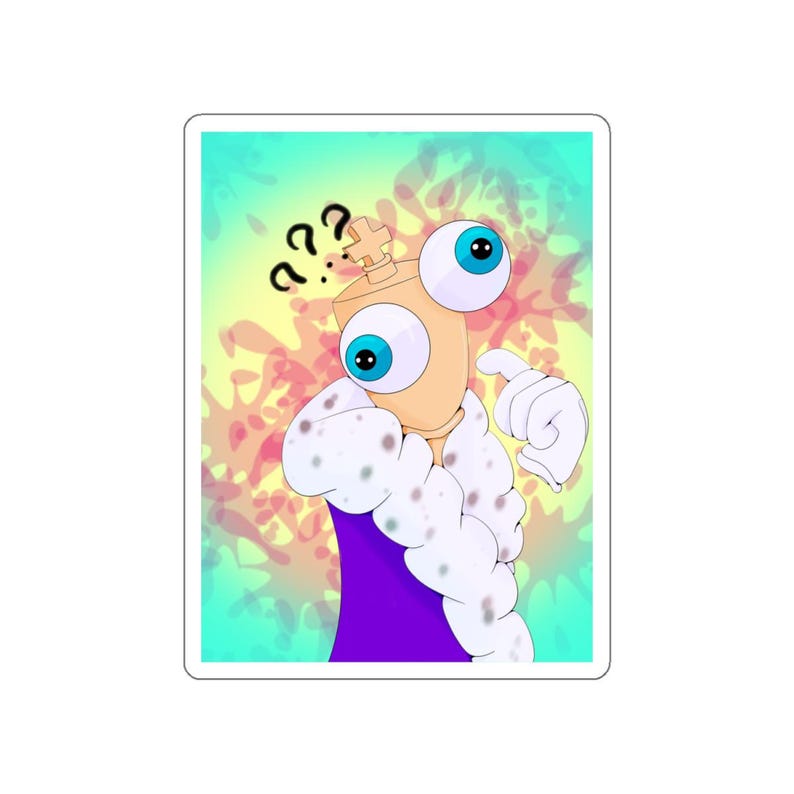 Kinger-amazing Digital Circus Portait Sticker - Etsy