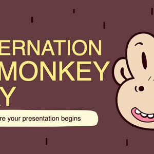 Editable International Monkey Day Powerpoint Presentation Template ...
