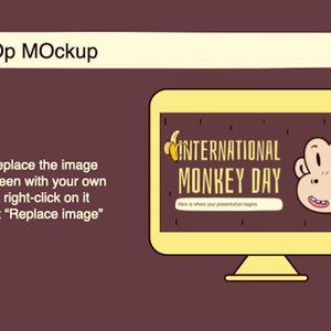 Editable International Monkey Day Powerpoint Presentation Template ...