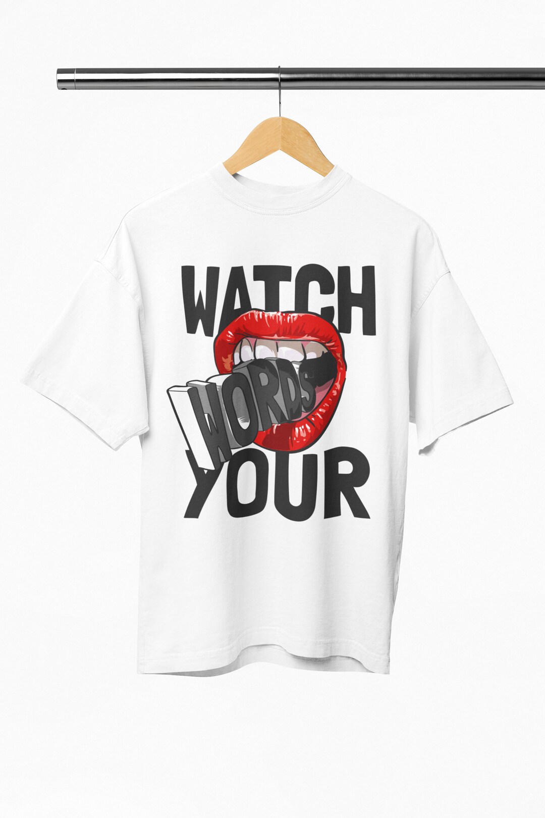 Watch Your Words Design Png - Etsy
