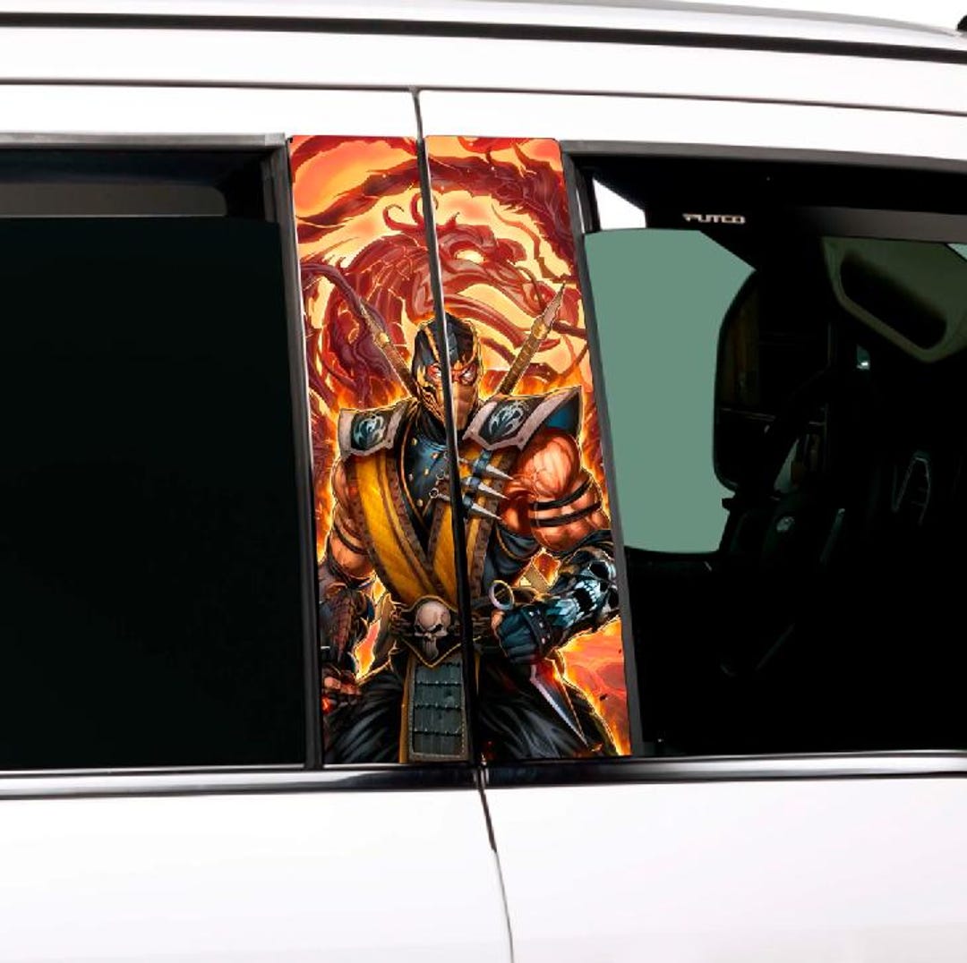 Scorpion Fighter Collection Custom Vehicle Pillar Decals Wrap. Pick ...