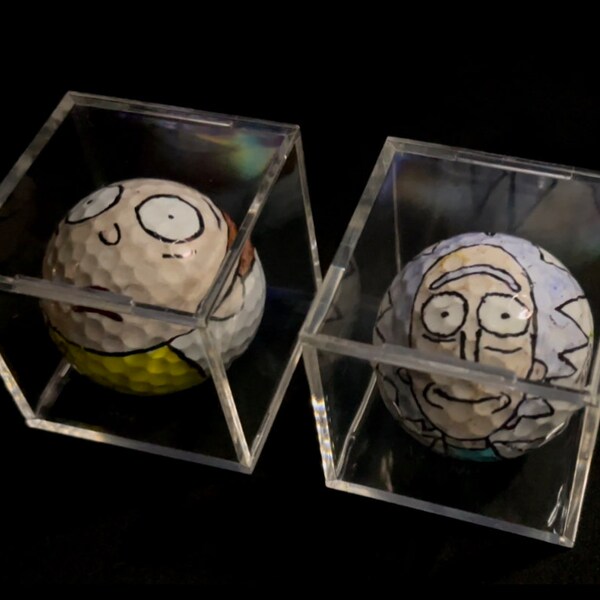 Rick in Morty Golf Balls - Etsy