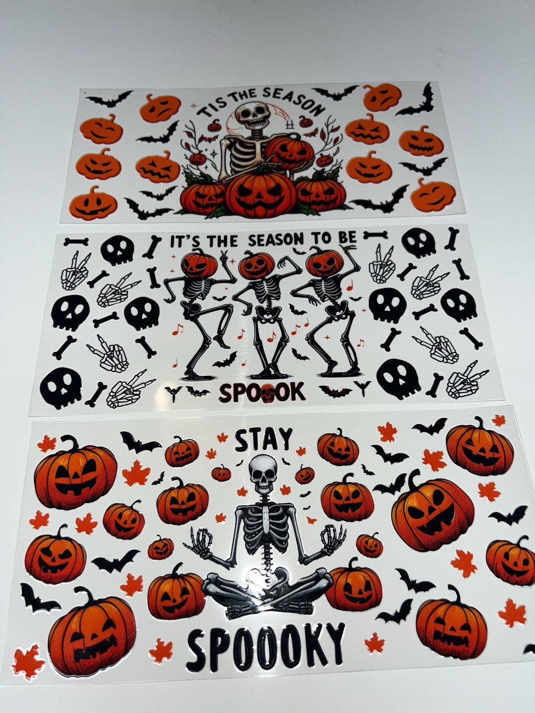 Halloween and Skeleton UV DTF Wraps! - Etsy