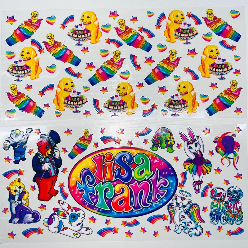 Lisa Frank Stickers - Etsy
