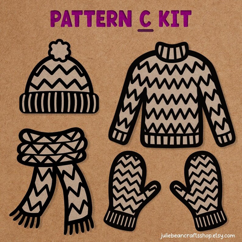 Winter Clothes Sun-catcher Craft Kit for Kids - Holiday Decorations ...