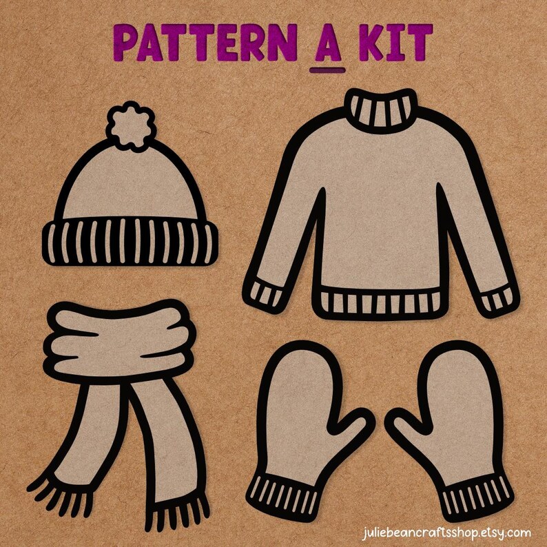 Winter Clothes Sun-catcher Craft Kit for Kids - Holiday Decorations ...
