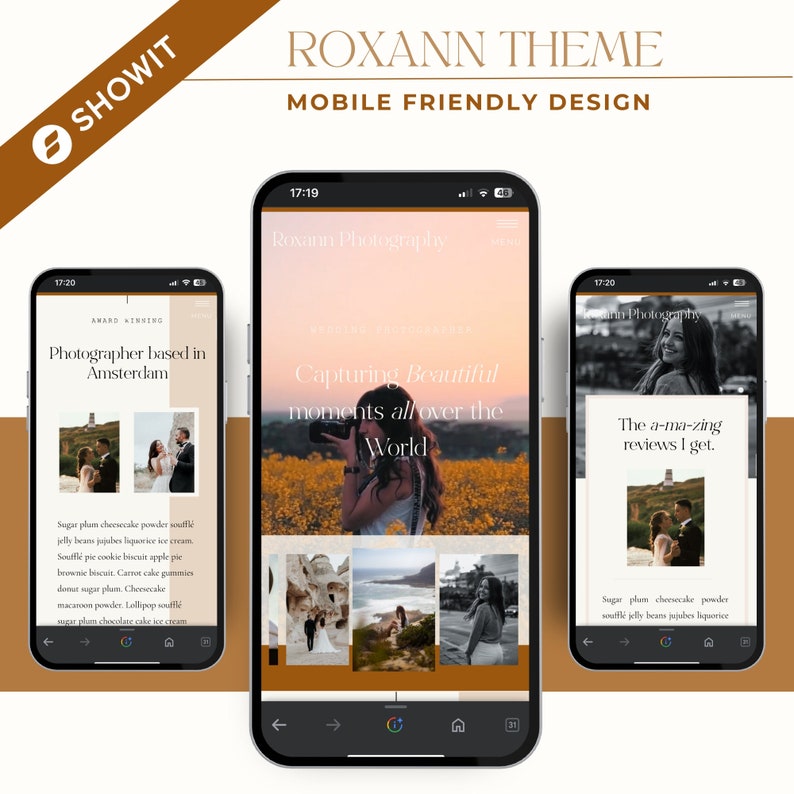 Website Template for Photographers, Showit Website Template, Showit ...