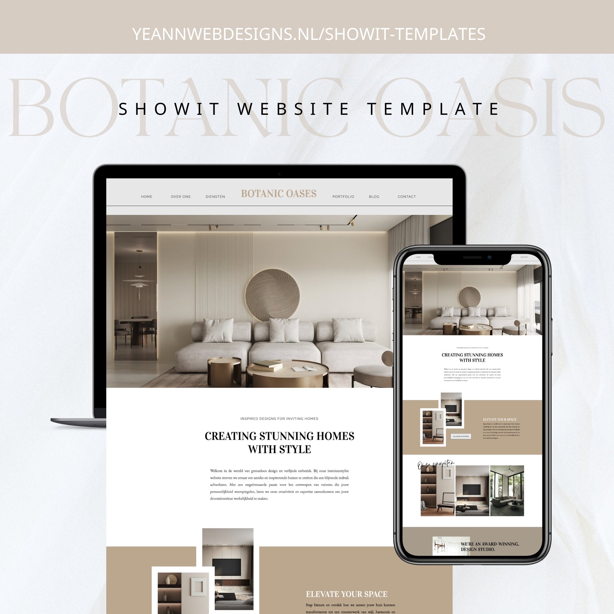 Showit Template for Interior Designers Showit Website - Etsy