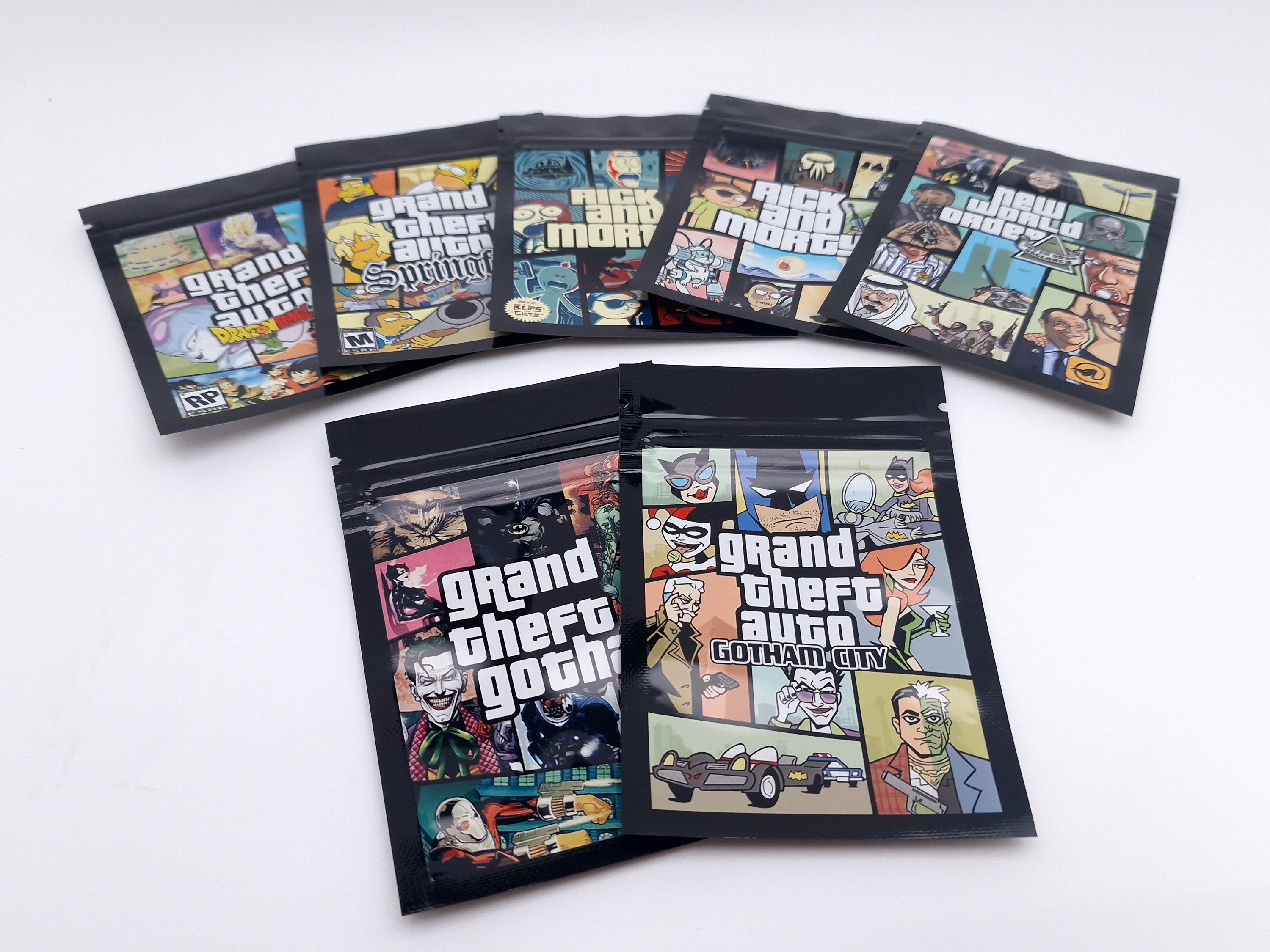GTA MIX | Mylar Pack Calibag With Ziplock Ziplock Bag Design Packs ...