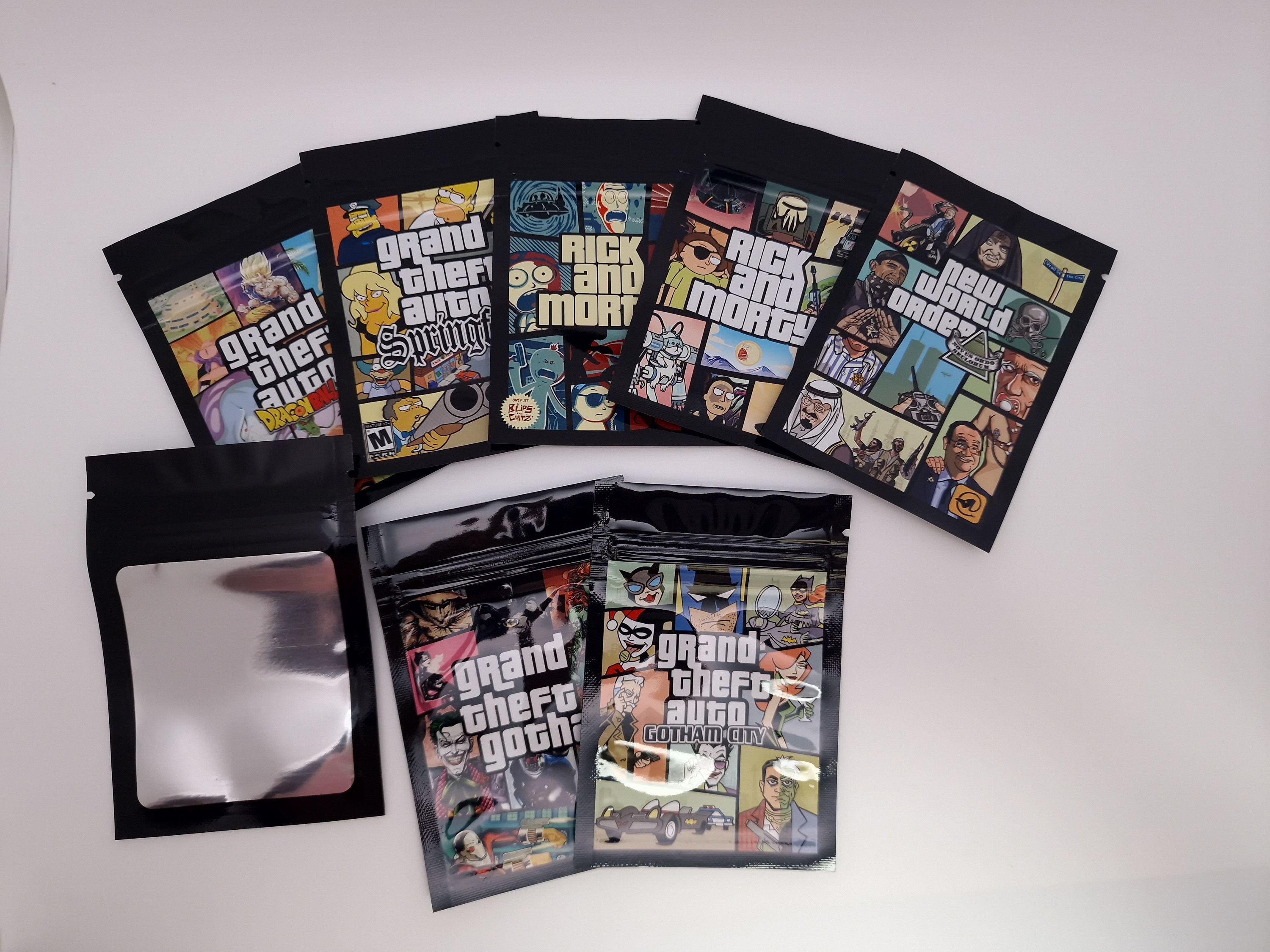 GTA MIX | Mylar Pack Calibag With Ziplock Ziplock Bag Design Packs ...
