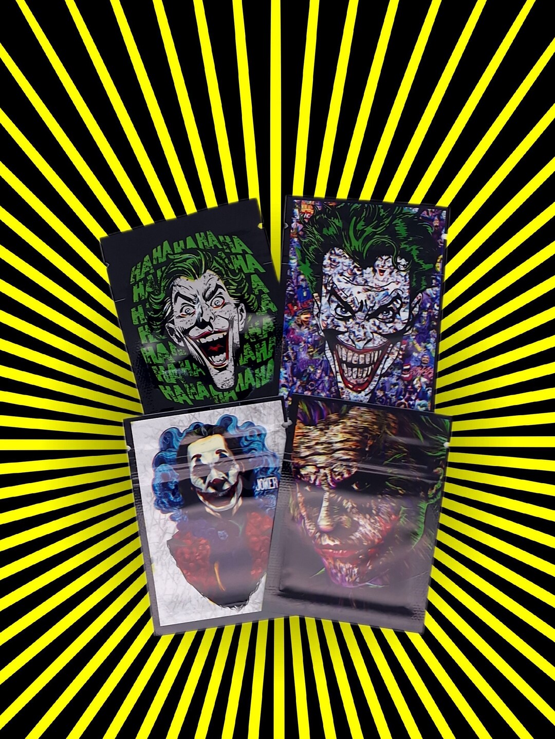 MINI JOKER MIX | 25x Mylar Pack Calibag With Ziplock Seal Design Packs ...