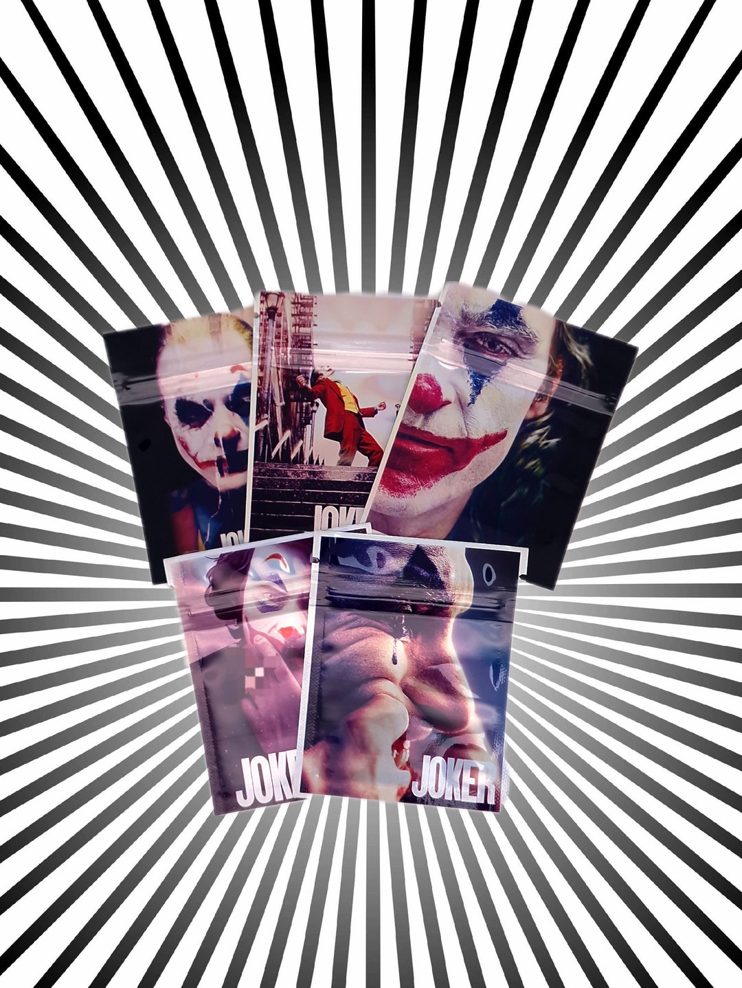 JOKER Mylar Pack Calibag With Ziplock Ziplock Bags 1g Design Packs ...