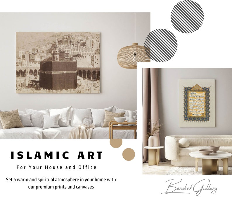 Vintage Palestine Map Art, Jerusalem Gaza Aqsa, Islamic Wall Art ...