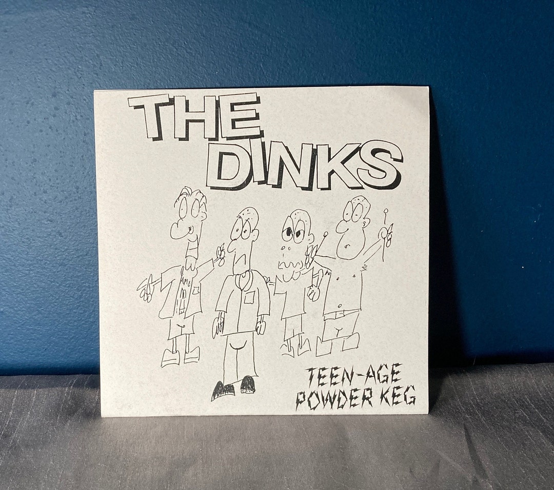 The Dinks - Teenage Powderkeg Punk Rock Vinyl 7" EP - Clear Transparent ...