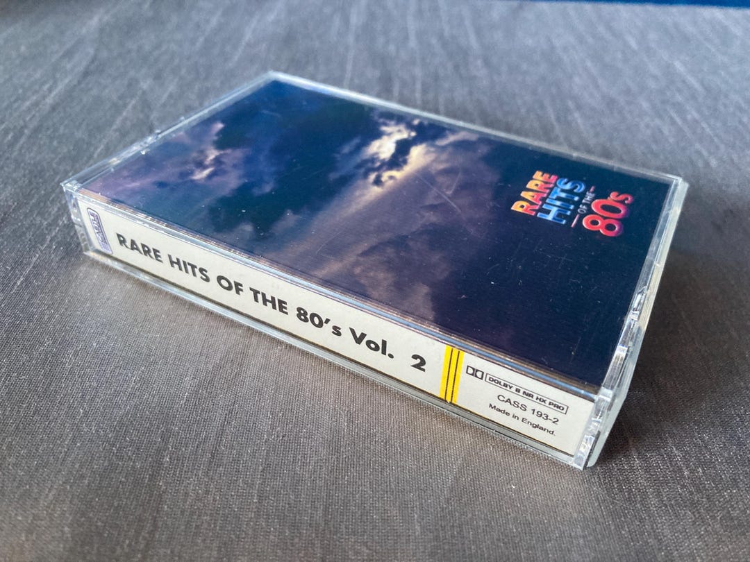 Rare Hits of the 80's Volume 02 - Cassette Tape. Rare Synth Pop, New Wave, Rock/pop Bands From ...