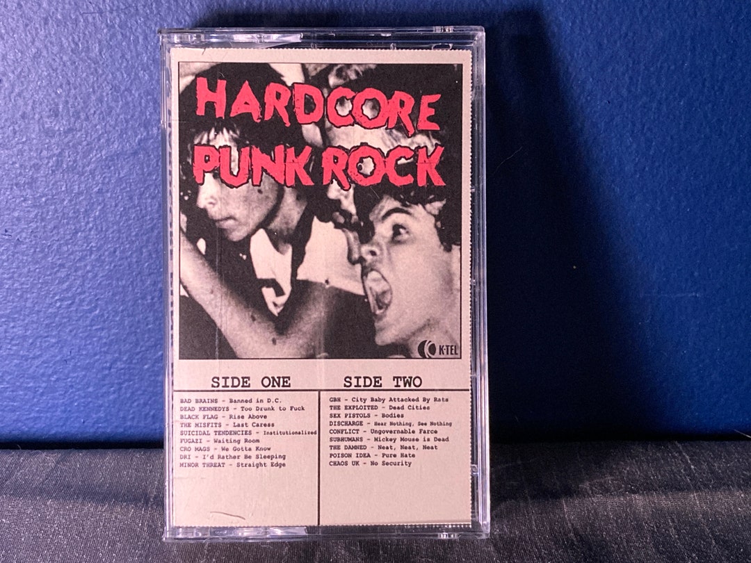 Hardcore Punk Rock Cassette Tape Compilation, Bad Brains, Misfits ...