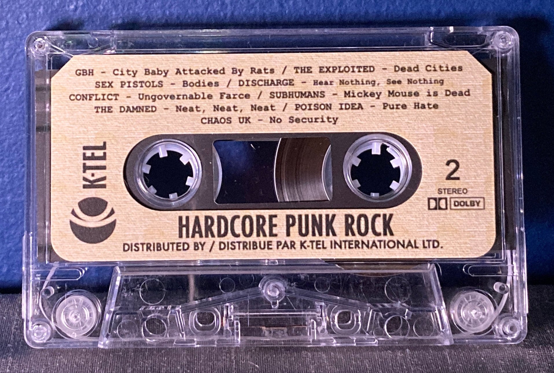 Hardcore Punk Rock Cassette Tape Compilation, Bad Brains, Misfits ...