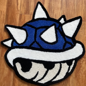 Mario Kart Blue Shell Super Mario Bros Spiny Shell Blue - Etsy